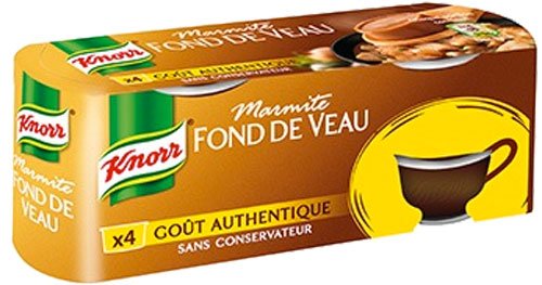 French stock Broth veal Knorr-marmite fond de veau - 112 gr: Amazon.co ...