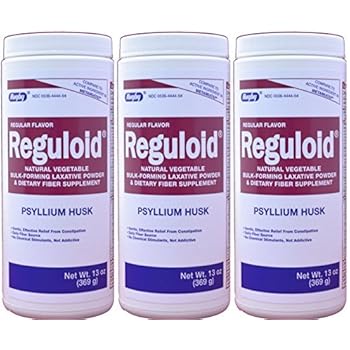 Amazon.com: Reguloid Psyllium Husk Natural Vegetable Bulk Forming ...