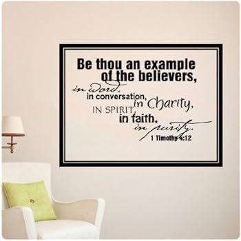 Amazon.com: Be Thou an Example of The Believers 1 Timothy 4:12 Bible ...