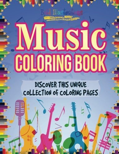 Music Coloring Book! Discover This Unique Collection Of Coloring Pages ...
