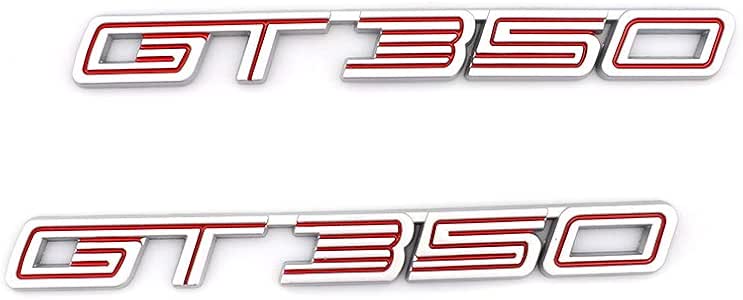 Amazon.com: 2x New Metal GT 350 Car Emblem Decal Fender Side Door Trunk ...
