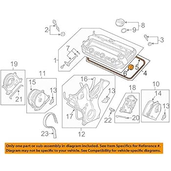 Amazon.com: Genuine Honda 12030-RGL-A01 Head Cover Gasket Set: Automotive
