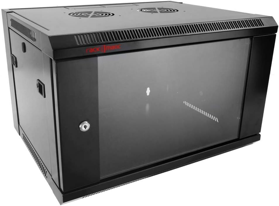 Server rack cabinet 19 inch 6U 570x600x390mm wallmount SOHORack ...