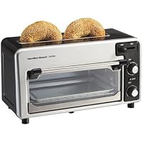 Amazon.com: Hamilton Beach Toastation Oven with 2 Slice Toaster Combo ...