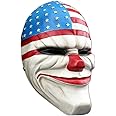 Amazon.com: FRP Payday 2 Mask, Dallas/Wolf/Chains/Hoxton Cosplay Mask ...