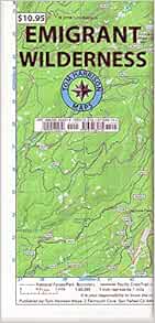 Emigrant Wilderness Trail Map (Tom Harrison Maps): Tom Harrison, Tom ...
