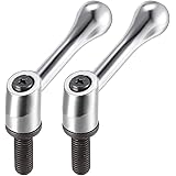 Amazon.com: uxcell M8 x 32mm Handle Adjustable Clamping Lever Thread Push Button Ratchet Male ...