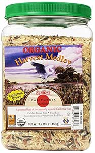 Amazon.com : Organic Harvest Medley Rice Blend 3.2lbs : Dried Brown ...