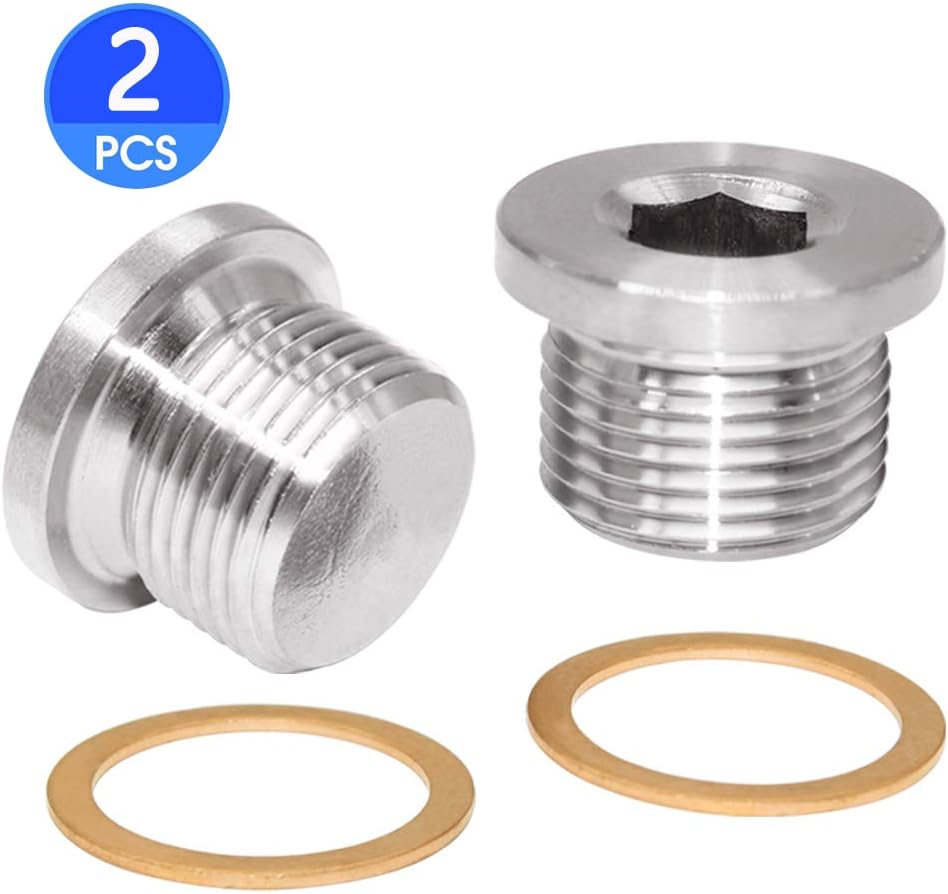 CellarBrew M8 x 1 Stainless Steel Pipe Plug Hex Head High Rust ...