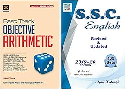 Buy Arihant Fast Track Objective Arithmetic + SSC English By Ajay K ...