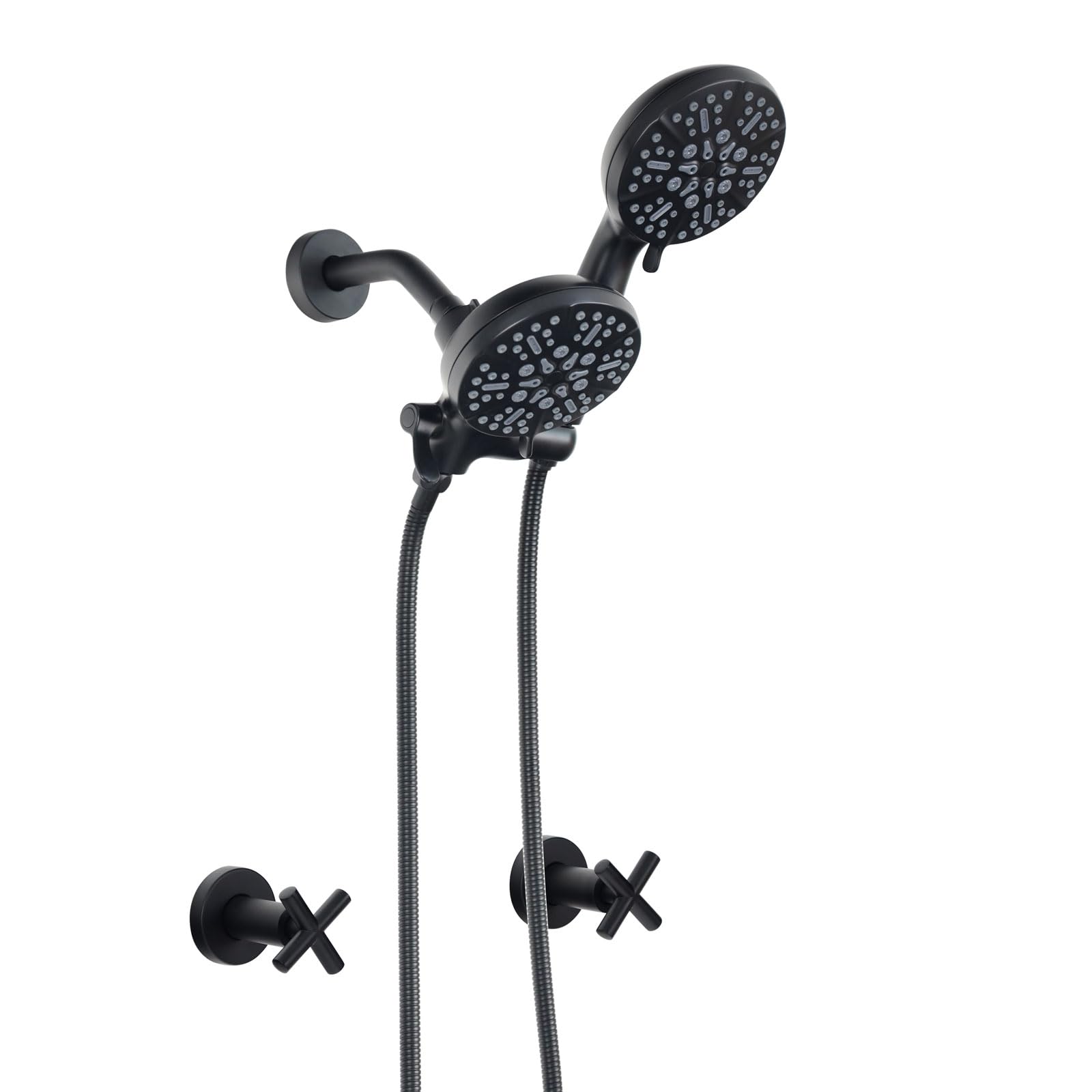 KAPHOME 2 Handle Shower Faucet Set With Handheld Shower Head,Dual 2 in ...