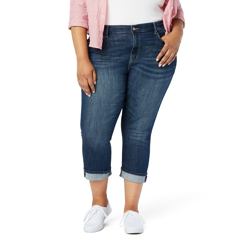 Levi Strauss Signature Gold Women's Mid-Rise Slim Fit Capris (Available ...