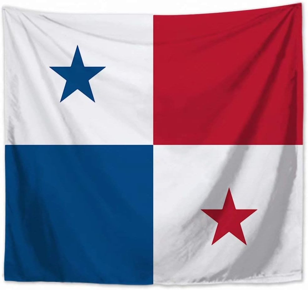Amazon.com: FANNEE Panama Tapestry Wall Hanging National Flag Tapestry ...
