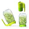 DMCFPL Sprouting Lids,8 Pack Plastic Sprouting Kit with Handle ...