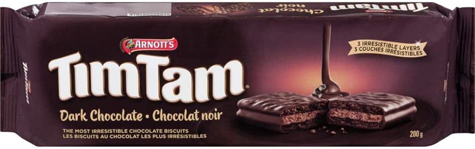 Arnott's Tim Tam Dark Chocolate 200g: Amazon.ca: Grocery