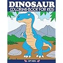 Dinosaur Coloring Book for Kids: Fantastic Dinosaur Coloring Book for ...