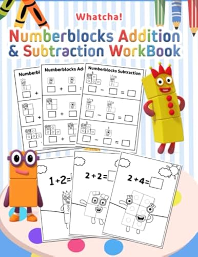 Numberblocks Addition & Subtraction Workbook: Lots Of Eductional ...