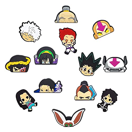 13 Pcs Anime Avatar Hunter x Hunter Croc Shoe Charms Fits for DIY Clog ...