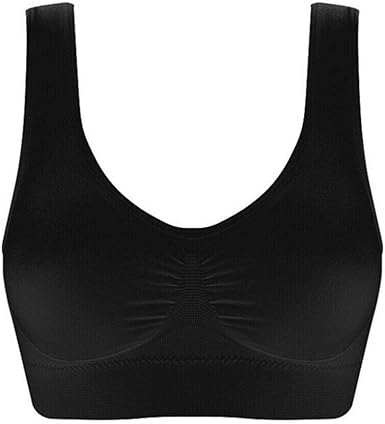 Ladies Women's Seamless Comfort Bra Pull On Stretch, Non Padded Bra ...