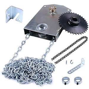 Garage Door Chain Hoist for Rolling Industrial Doors Shaft Mounted ...