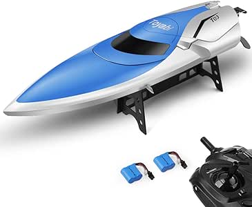 E T RC Barco Teledirigido Lancha Piscinas y Lagos Alta Velocidad (20MPH ...