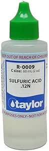 Amazon.com : Taylor Technologies R-0009-C Sulfuric Acid .12N 2 OZ ...
