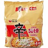 Amazon.com: Shin Ramyun Toomba Spicy Creamy Noodles 4.83 Oz (137g) 4 ...