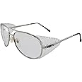 Amazon.com: Global Vision Aviator Safety Glasses Clear UV400 ...