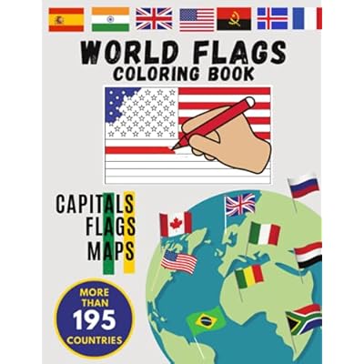 World Flags Coloring Book: A Geography Gift for Kids Nepal | Ubuy
