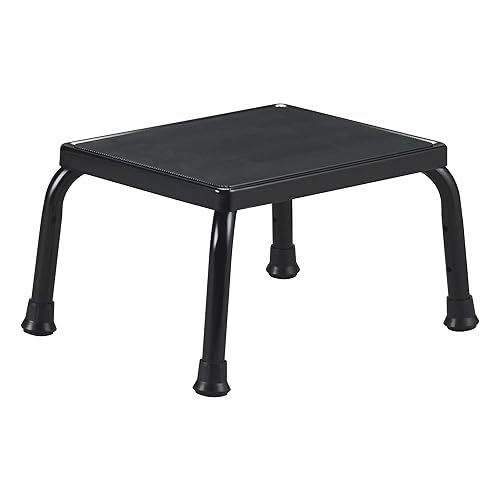 McKesson Step Stool for Exam Rooms, Steel, Black, 8 3/4 in x 11 1/4 in ...