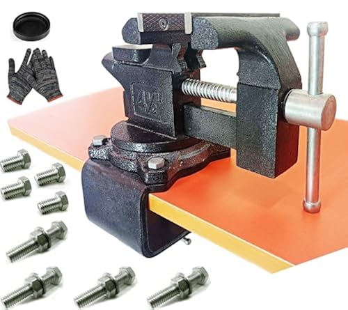 MYTEC 2-In-1 Work Bench Vise, Upgraded Multi-Purpose Table Vice ...