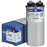 Genteq - 40 uF MFD x 440 VAC GE Industrial Replacement Capacitor Round # C440R / 25L501: Amazon ...
