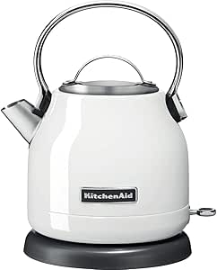 KitchenAid Classic Kettle with 1.25 L Capacity, 1.25 L, White: Electric ...
