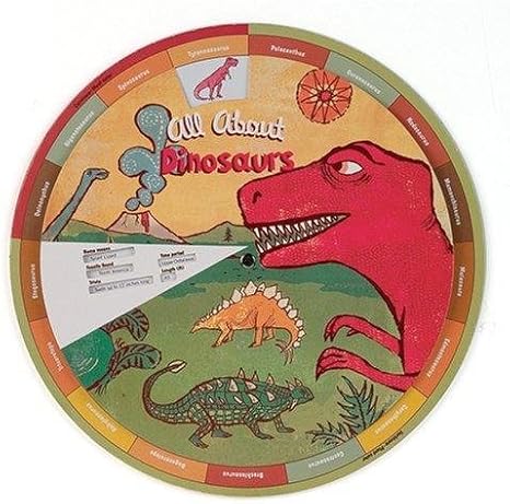 Amazon.com: All About Dinosaurs Learning Wheel From Mudpuppy: Toys & Games