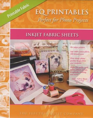EQ Printables Inkjet Fabric Sheets 8.5" x 11", 6-pack - Want It All