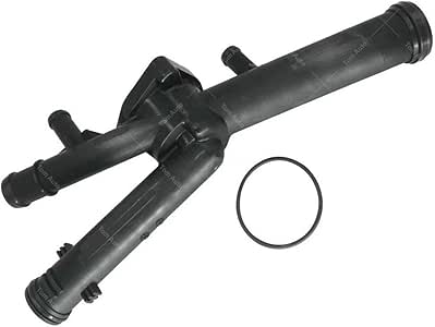 EMIAOTO Set of Thermostat HOUSING & Cover for Q7 Passat 3.6L V6 ...