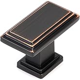 KOOFIZO 10 Pack Oil Rubbed Bronze Cabinet Knobs Rubbed Bronze Drawer ...