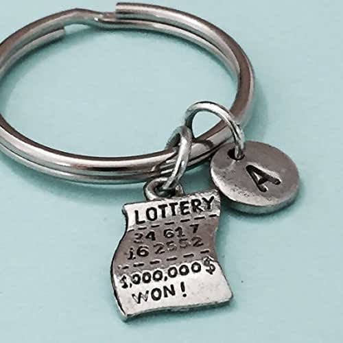 Amazon.com: Lottery ticket keychain, lottery ticket charm, lottery ...