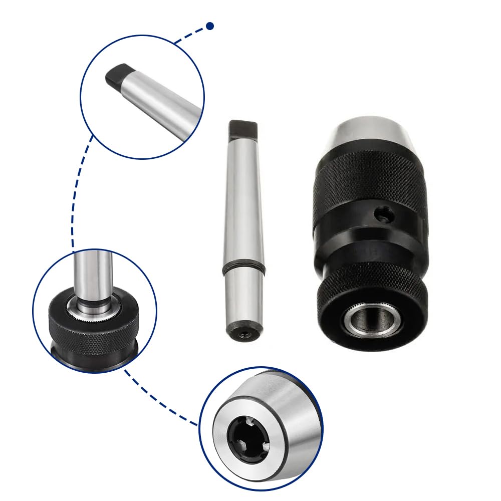 Mua ATNVIDSG Keyless Drill Chuck MT4 Morse Taper Mount,Lathe Milling ...
