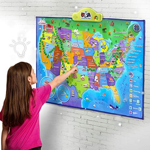 My Talking World Map Interactive Educational Maps For Kids