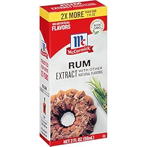 Amazon.com: McCormick Rum Extract, 2 fl oz : Grocery & Gourmet Food