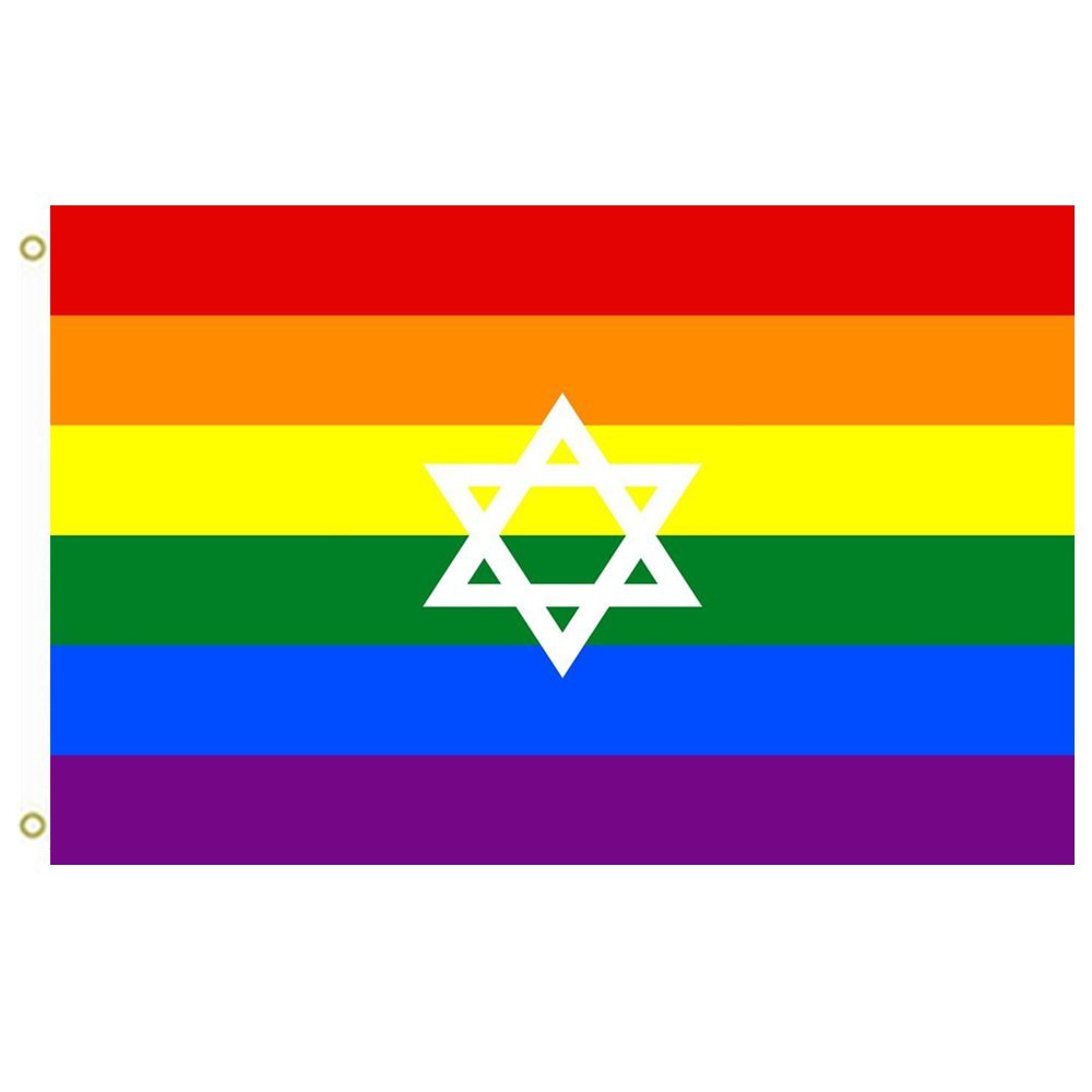 Buy Large Gay Pride of Israel Gay Pride Variant Used in Israel Outdoor ...