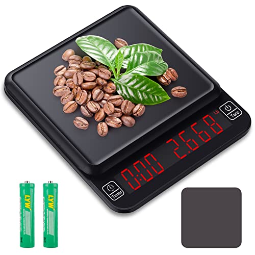 Coffee Scale with Timer Espresso Scales Digital Food Scale Kitchen ...