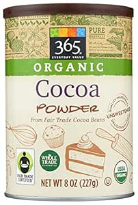 Amazon.com : 365 Everyday Value, Organic Cocoa Powder, 8 oz : Grocery & Gourmet Food