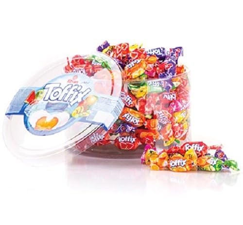 Toffix Assorted Fruity Filled Center Filled Hard Candy with Real Fruit ...