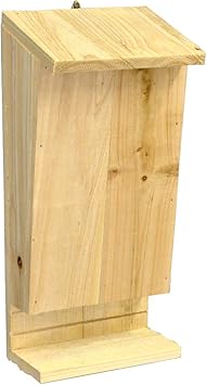 Selections Wooden Bat Box with Landing Perch: Amazon.co.uk: Pet Supplies