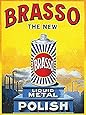 Brasso - The New Liquid Metal Polish - Mini Metal Wall Sign: Amazon.co ...