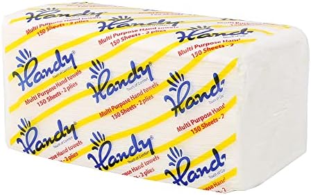 Handy Multi Purpose Paper Towel 2 Layers Pack of 150 Sheets price in ...