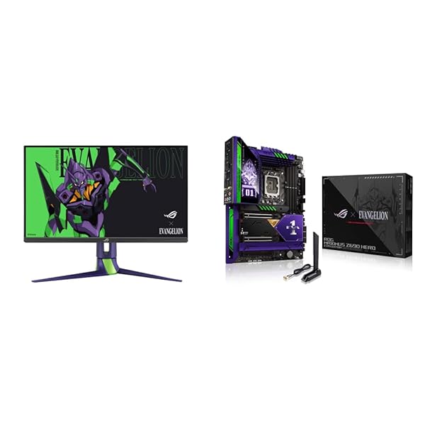 ASUS ROG Strix 27” 1440P EVA Edition HDR Gaming Monitor & ROG Maximus ...