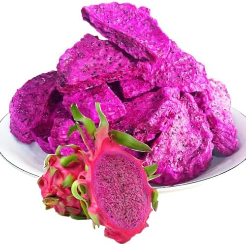 Freeze-Dried Diced Dragon Fruit 5.64 Oz Freeze-Dried Pitaya dragon fruit Snack Crisps price in ...